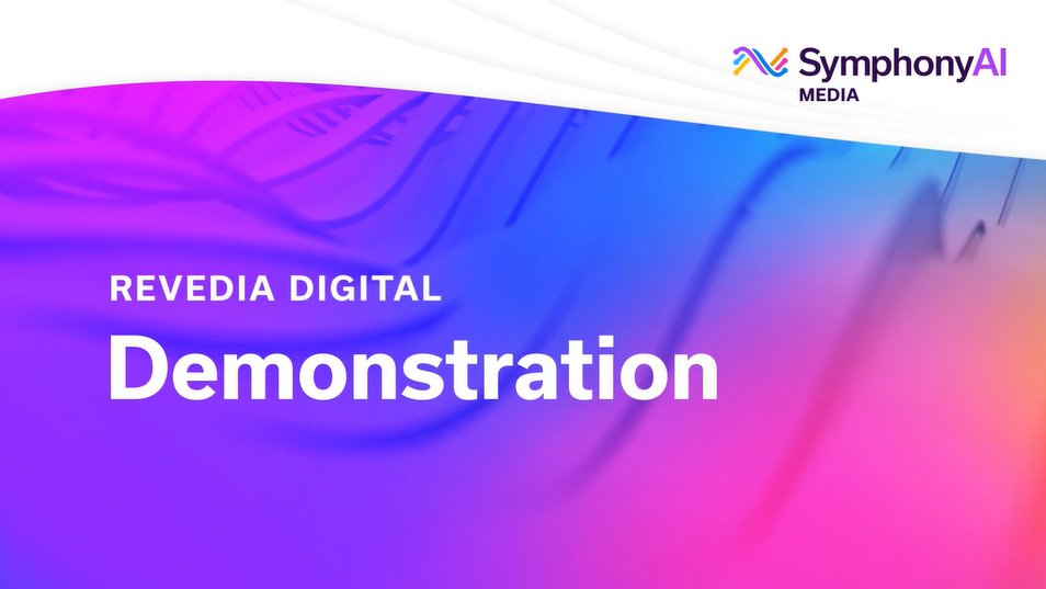 On-demand Revedia Digital Demonstration - SymphonyAI