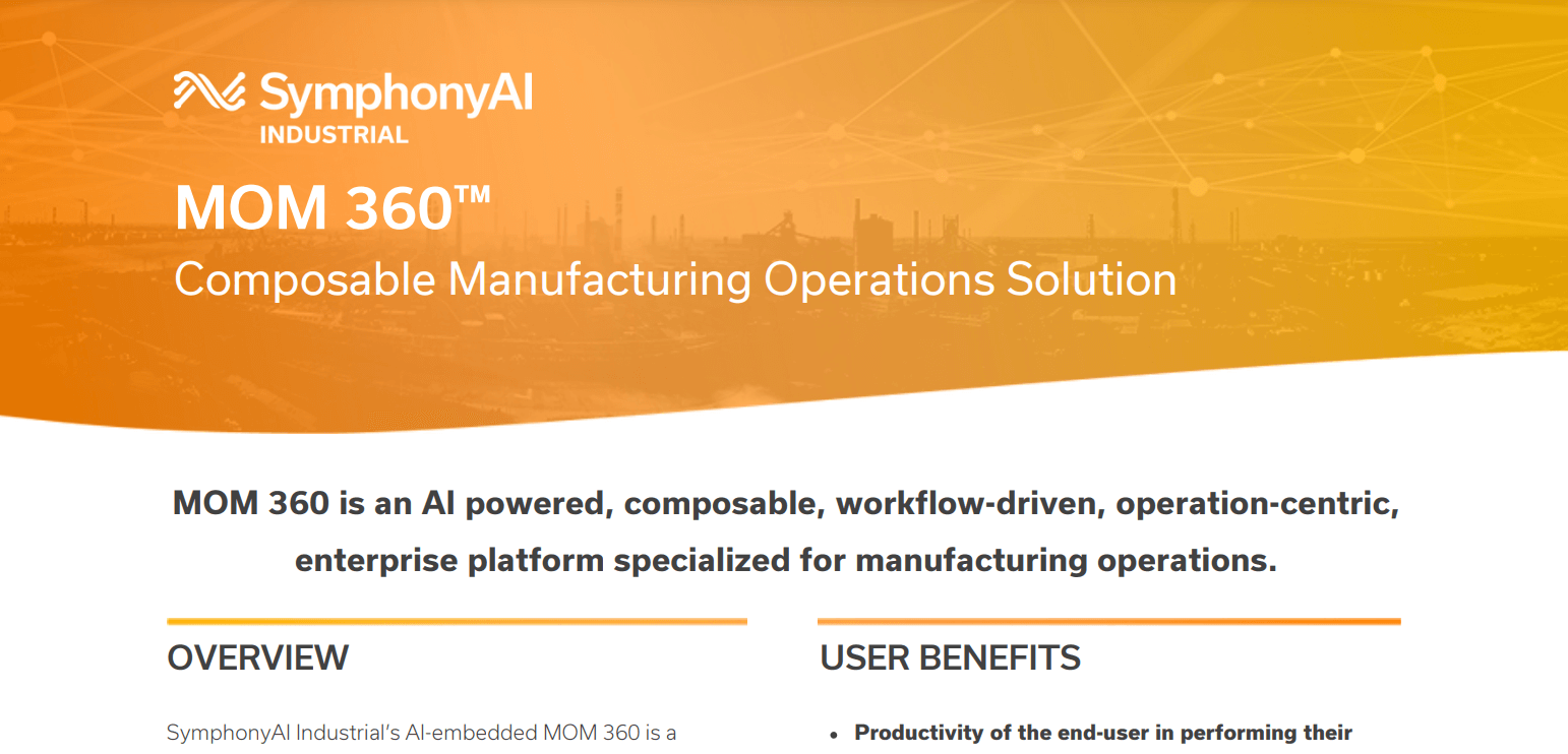MOM 360™ - SymphonyAI