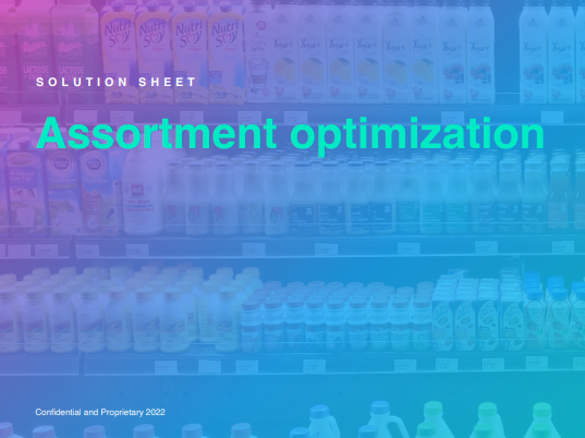Assortment optimization - SymphonyAI | Data Sheet