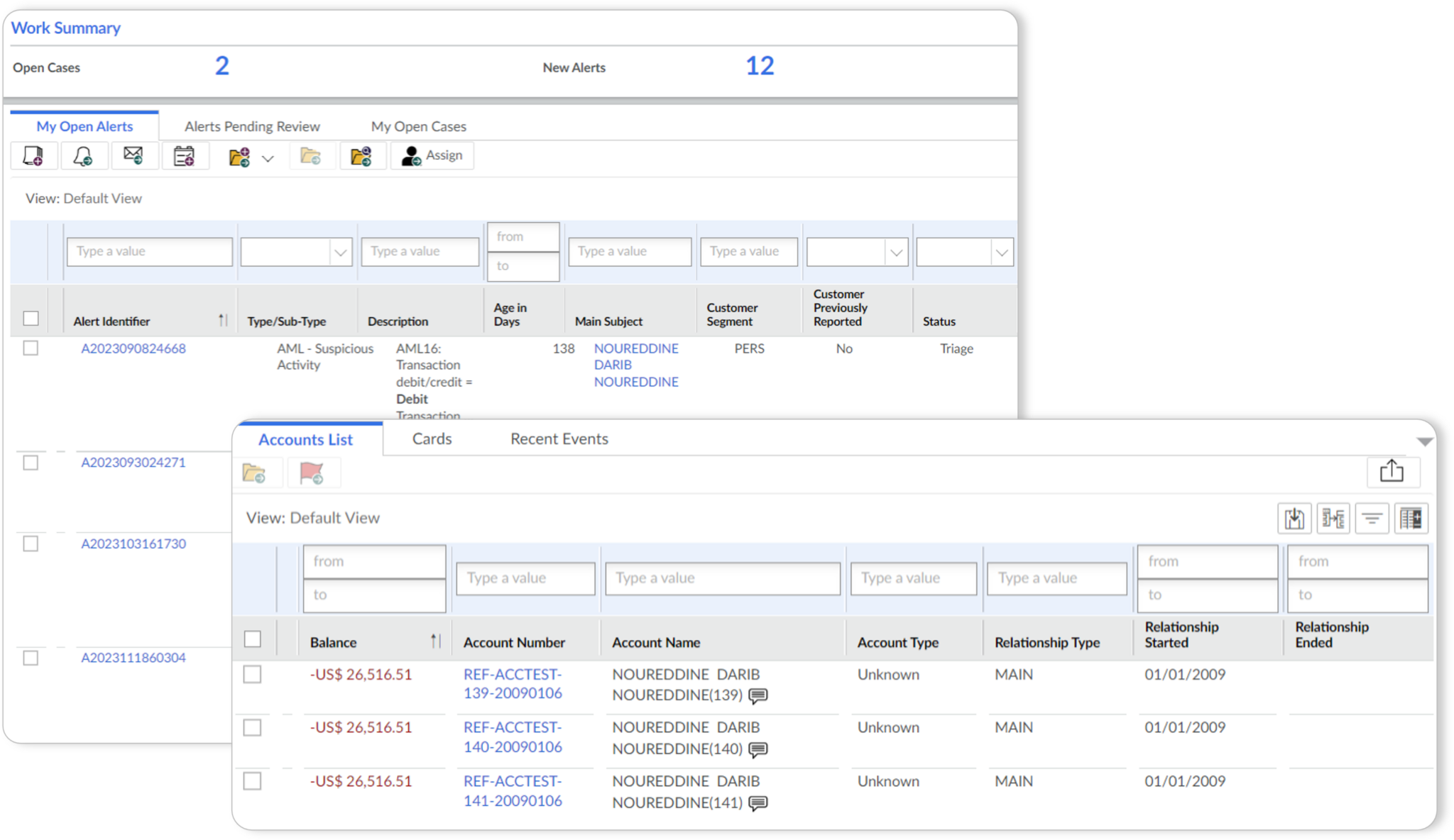 Transaction Monitoring - AML - SymphonyAI NetReveal Financial Services
