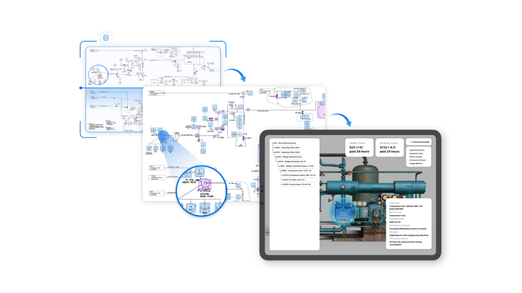 Intelligent piping and instrumentation diagrams (P&IDs)