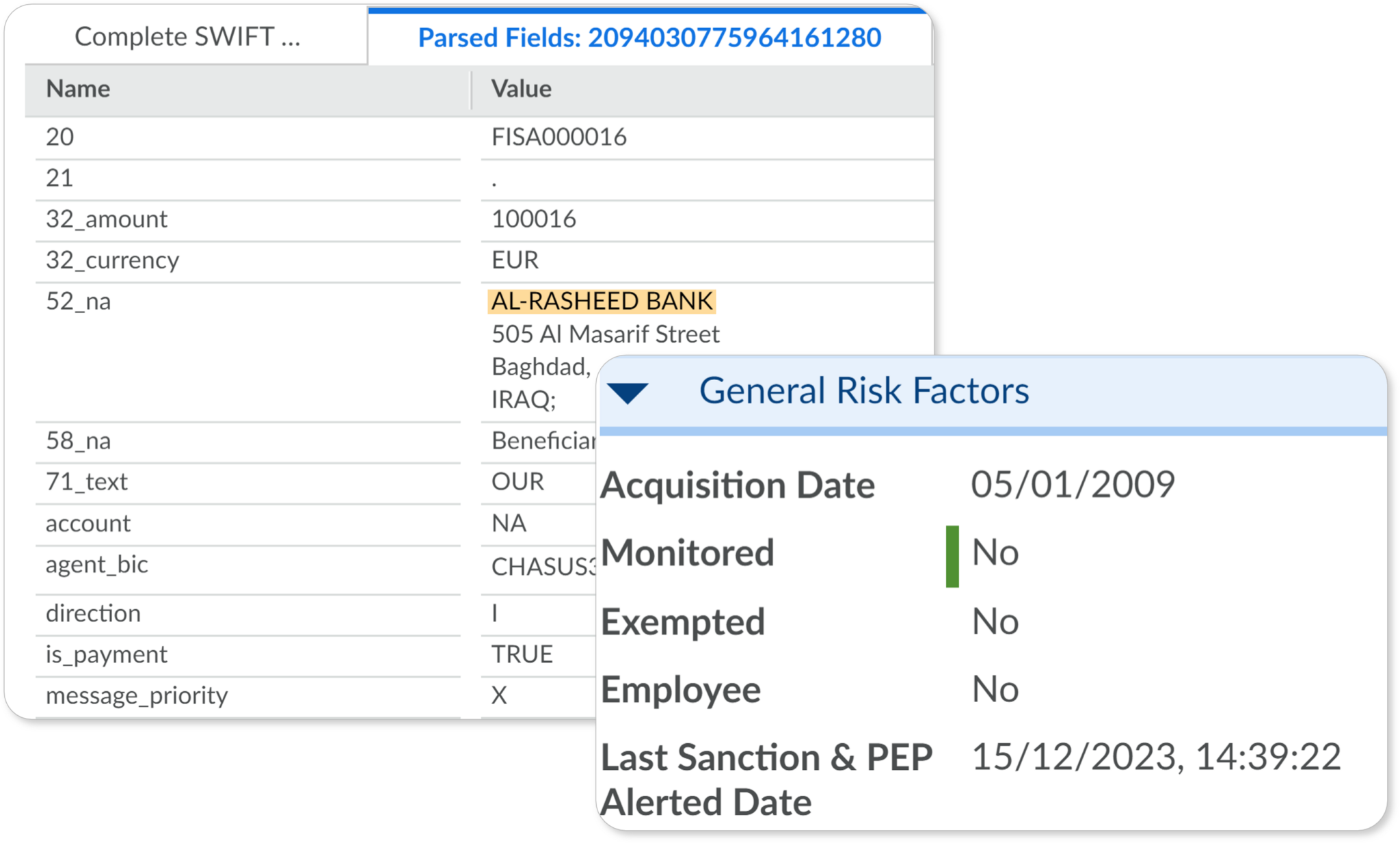 Transaction Screening - SymphonyAI NetReveal Financial Services