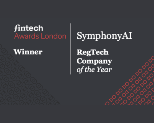 SymphonyAI wins RegTech Company of the Year: FinTech Awards London