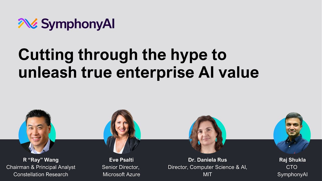 Cutting through the hype to unleash enterprise AI value - SymphonyAI