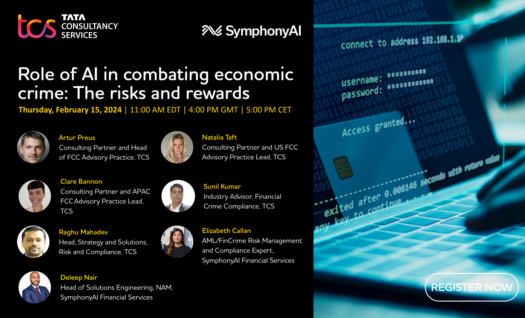 TCS Forum: Role of AI in combating economic crime - The risks and rewards - SymphonyAI
